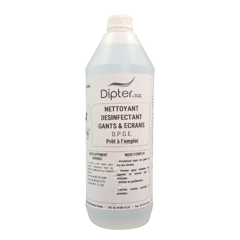 DPGE Désinfectant prêt à l'emploi pour gants et écrans